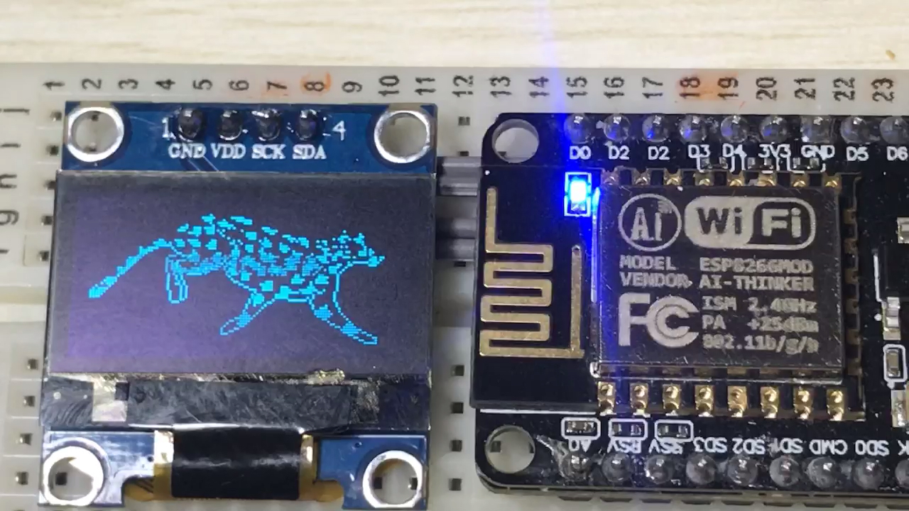 使用esp8266播放一个简易动画片