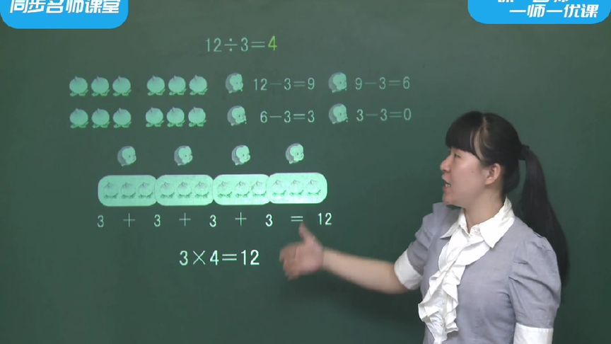 人教版数学二年级下册【表内除法一】第二课
