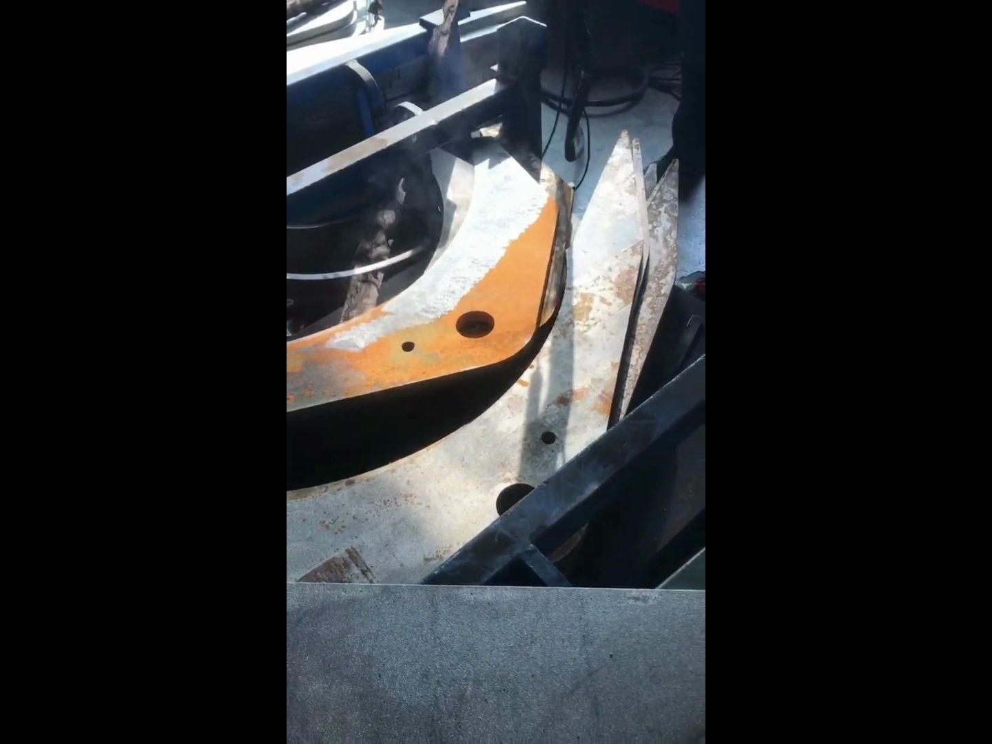 激光除锈效果展示1