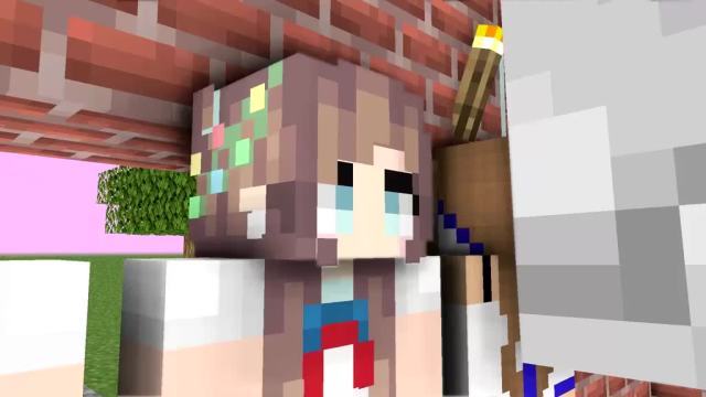 我的世界MC动画《美女同学》,学校新来三美女,学生上课撩妹太幸福