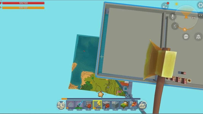 迷你世界生存模式,用蓝图做刷怪塔教程。