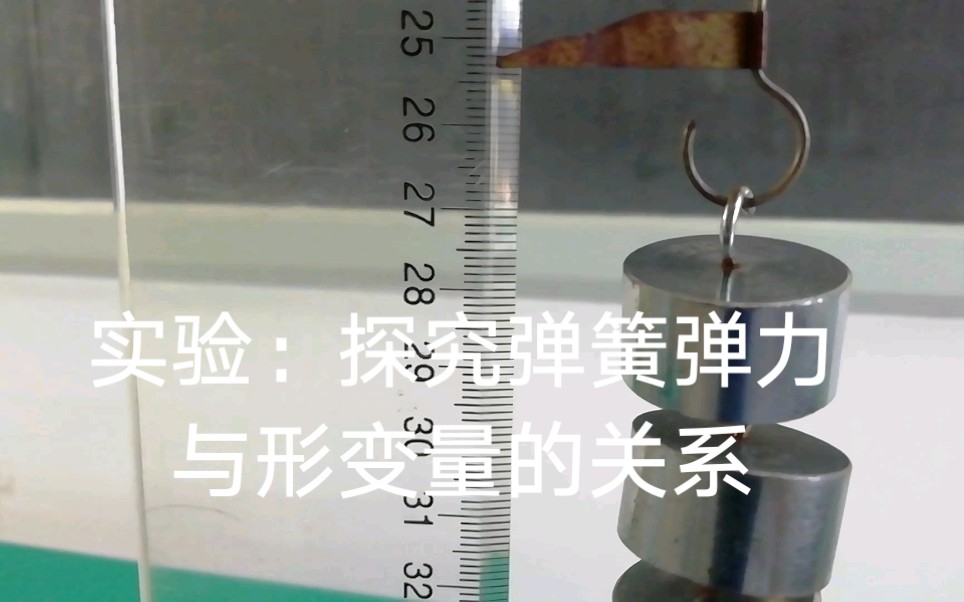 实验:探究弹簧弹力与形变量的关系