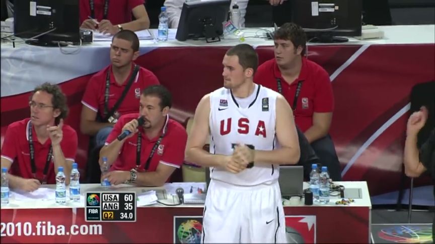 经典回顾:2010男篮世界杯1/8决赛--美国 121:66 安哥拉 全场录像