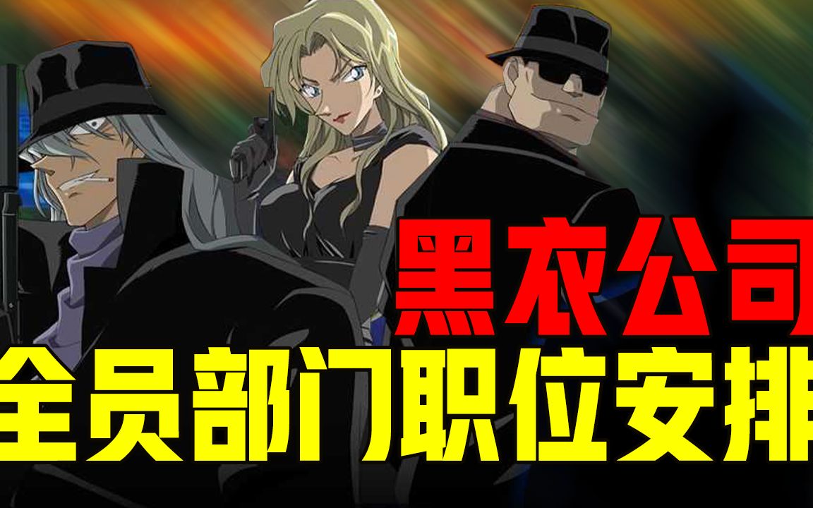 【柯南】酒厂公司全体员工部门等级划分!琴酒居然和伏特加一个等级?