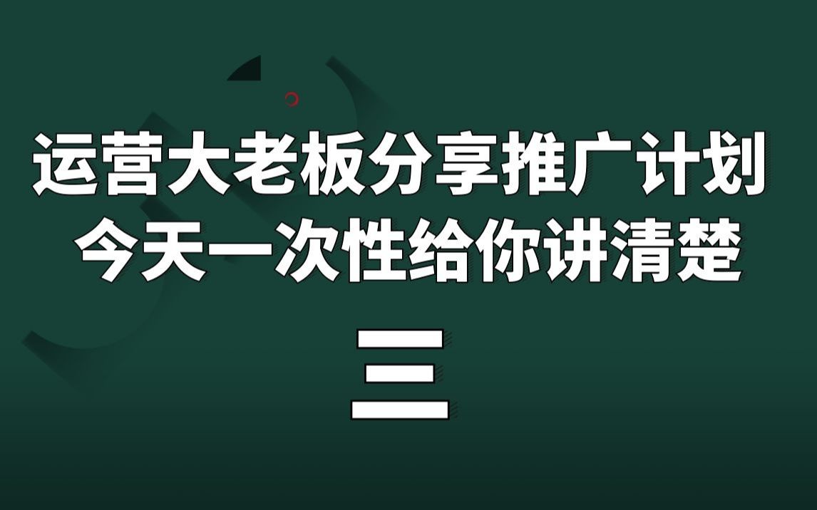 电商运营老板的平台上线推广计划以及产品定位和推广引流操作技巧...