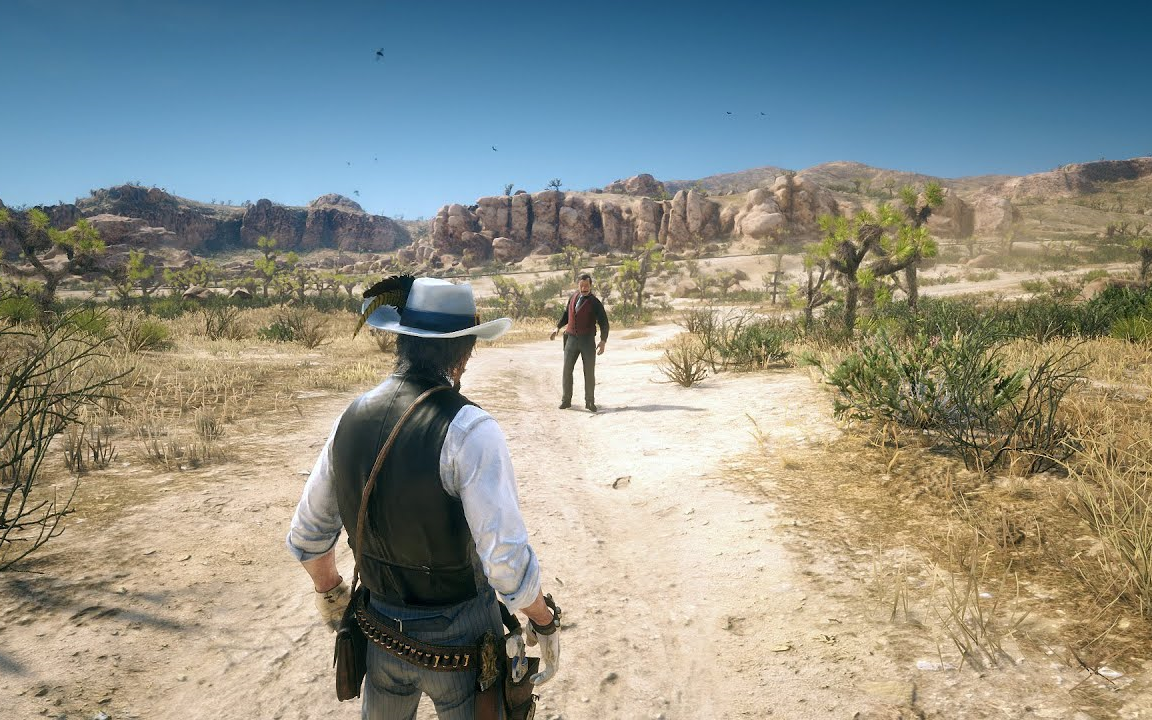 【电影级操作】《荒野大镖客:救赎2》使用左轮进行快速腰射(无死亡之...