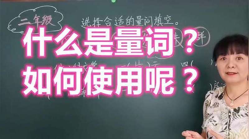 什么是量词?高级教师讲解重点,学生学得牢固又轻松