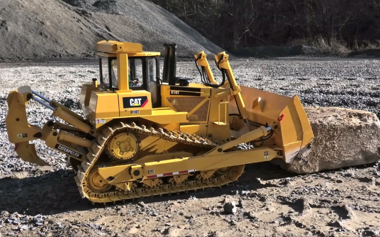 【RC模型】遥控车模型-工程车施工现场-拖车 履带推土机 自卸车 挖掘...