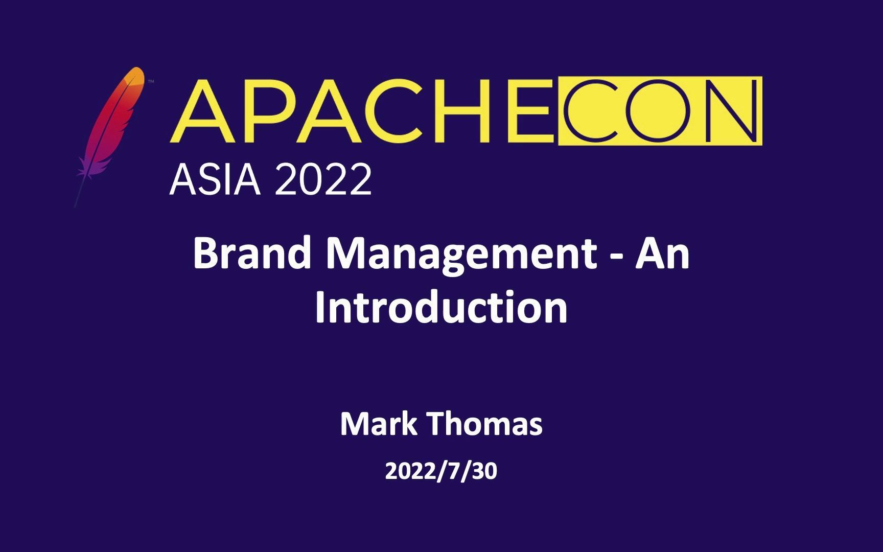 Mark Thomas:ASF品牌管理