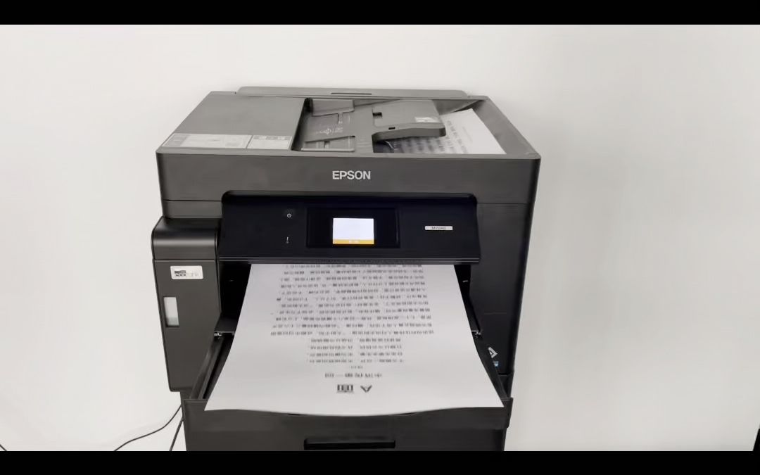 爱普生M15146,A3双面复印演示