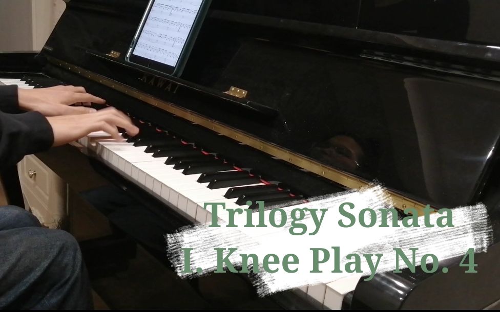 【钢琴】Philip Glass: Trilogy Sonata I. Knee Play No.4 from Einstein on ...