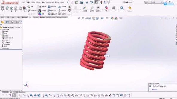 solidworks振动筛设计14按刚度检核弹簧丝径
