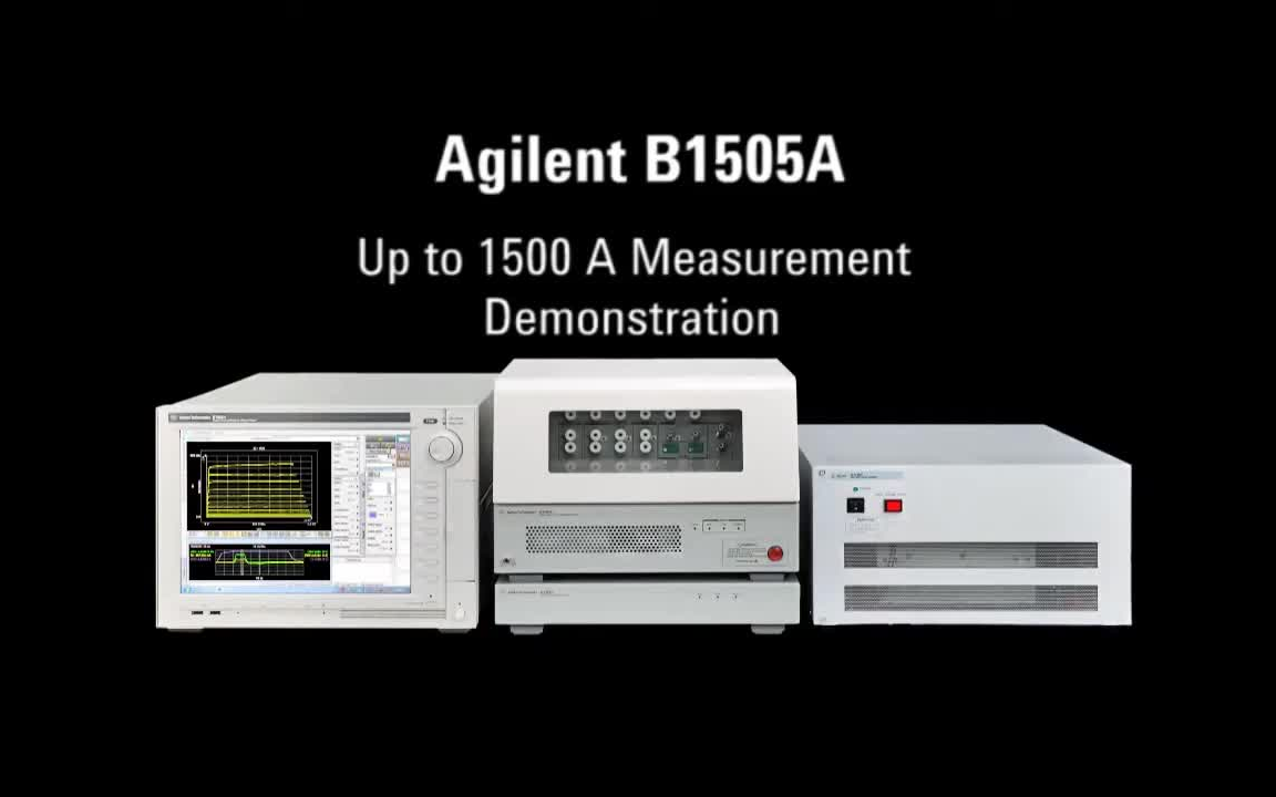 【生肉】是德/安捷伦B1505A图示仪(晶体管功率器件分析仪)操作使用...