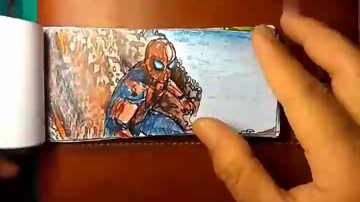 手绘连环画:这才是真正的逐帧动画,看着真过瘾!
