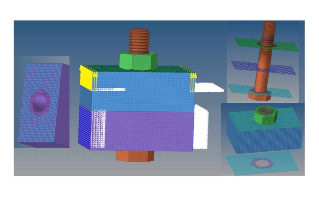 基于Hypermesh(联合Abaqus)的带螺纹螺栓连接接触设置