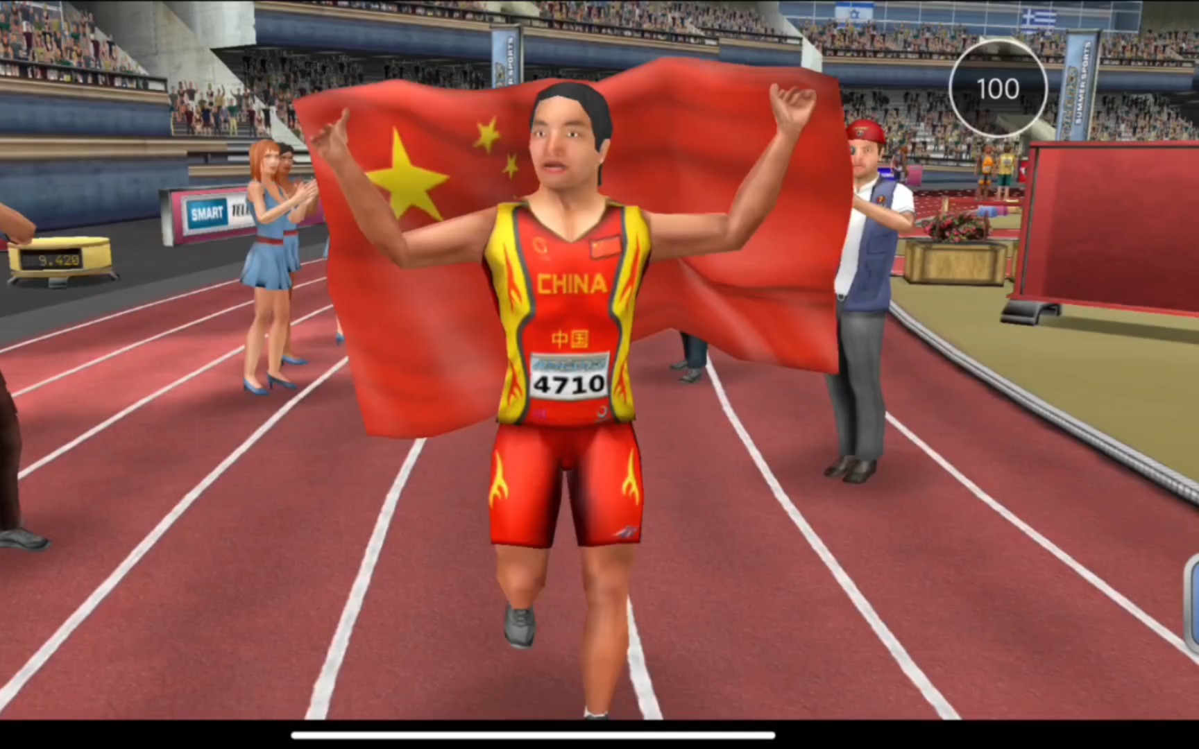 100m世界纪录被我用小米自动连招打破了!