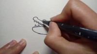 大哥教你们简笔画画简单的鳄鱼,简单易学,适合所有小朋友们学习哦