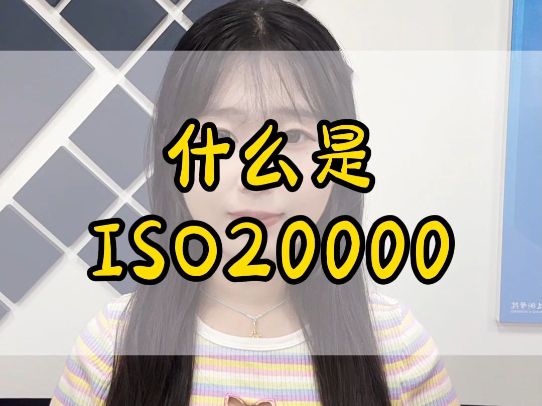 什么是ISO20000