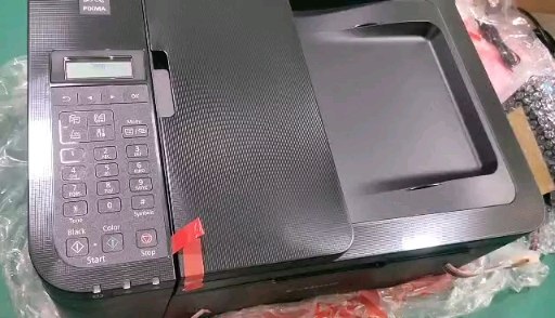 佳能TR4527连供机型开箱安装教程