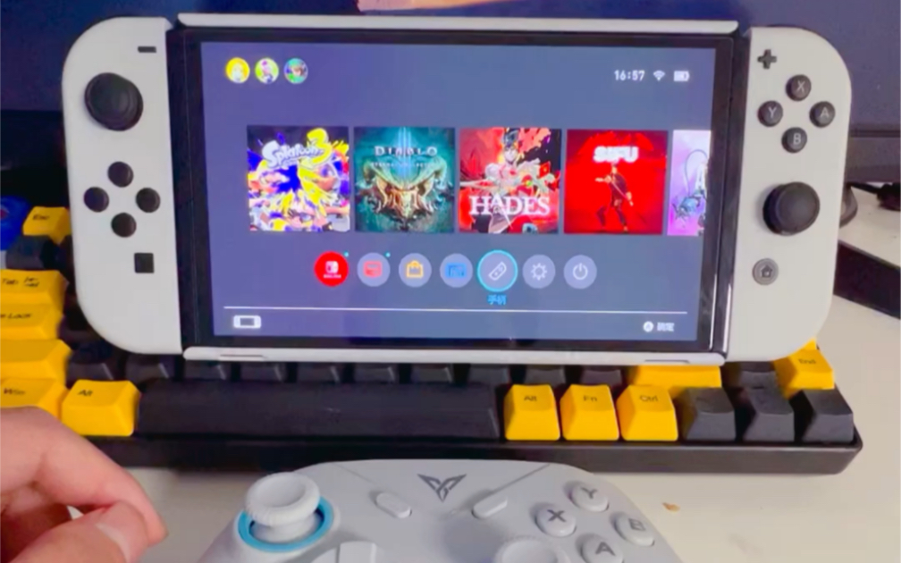 飞智冰原狼和switch的连接体验#玩出无限可能