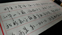 硬笔书法, 用钢笔写的字, 看着就是不一样, 这才是好字!