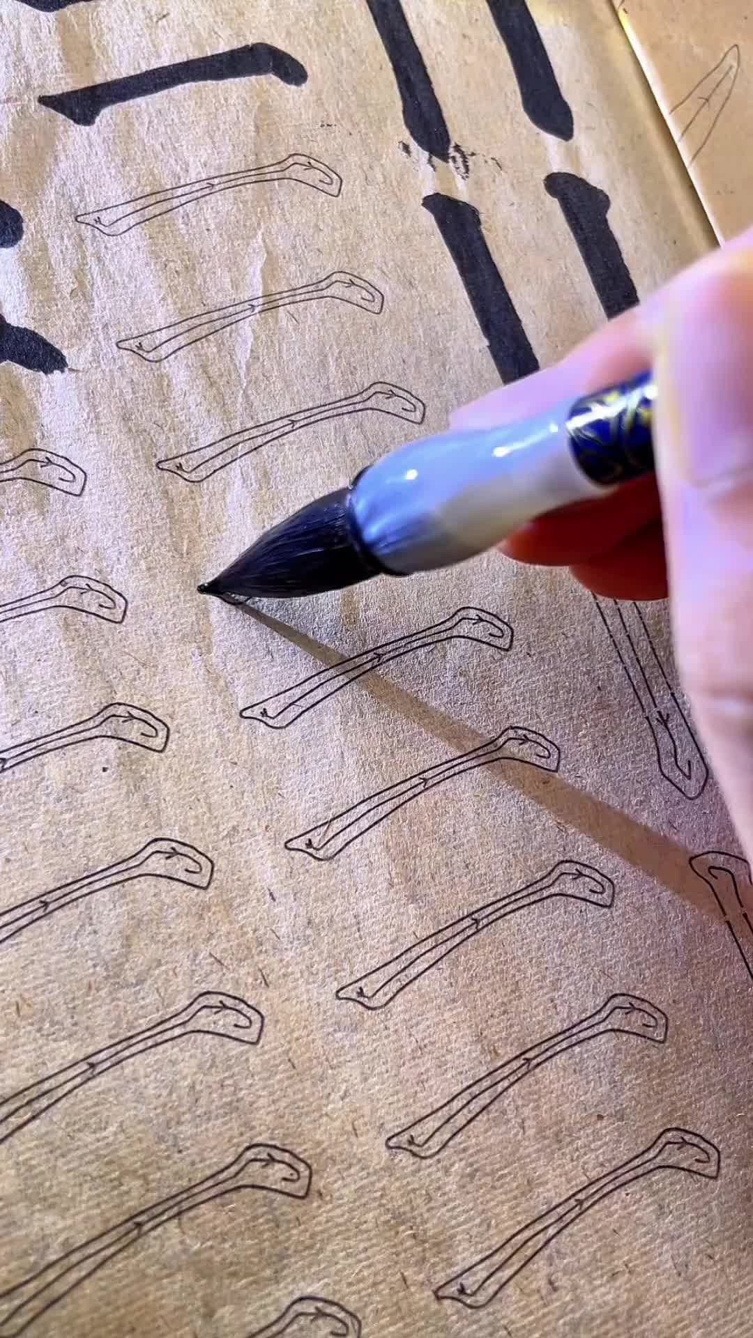 横要平竖要直,撇有锋捺有角#基本笔画#零基础学书法 #毛笔字 #练字 #...