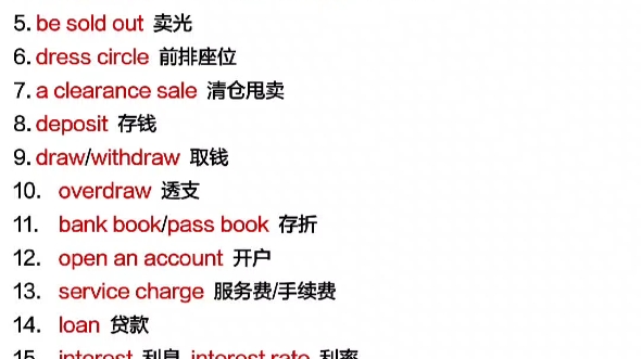 四六级听力高频场景词