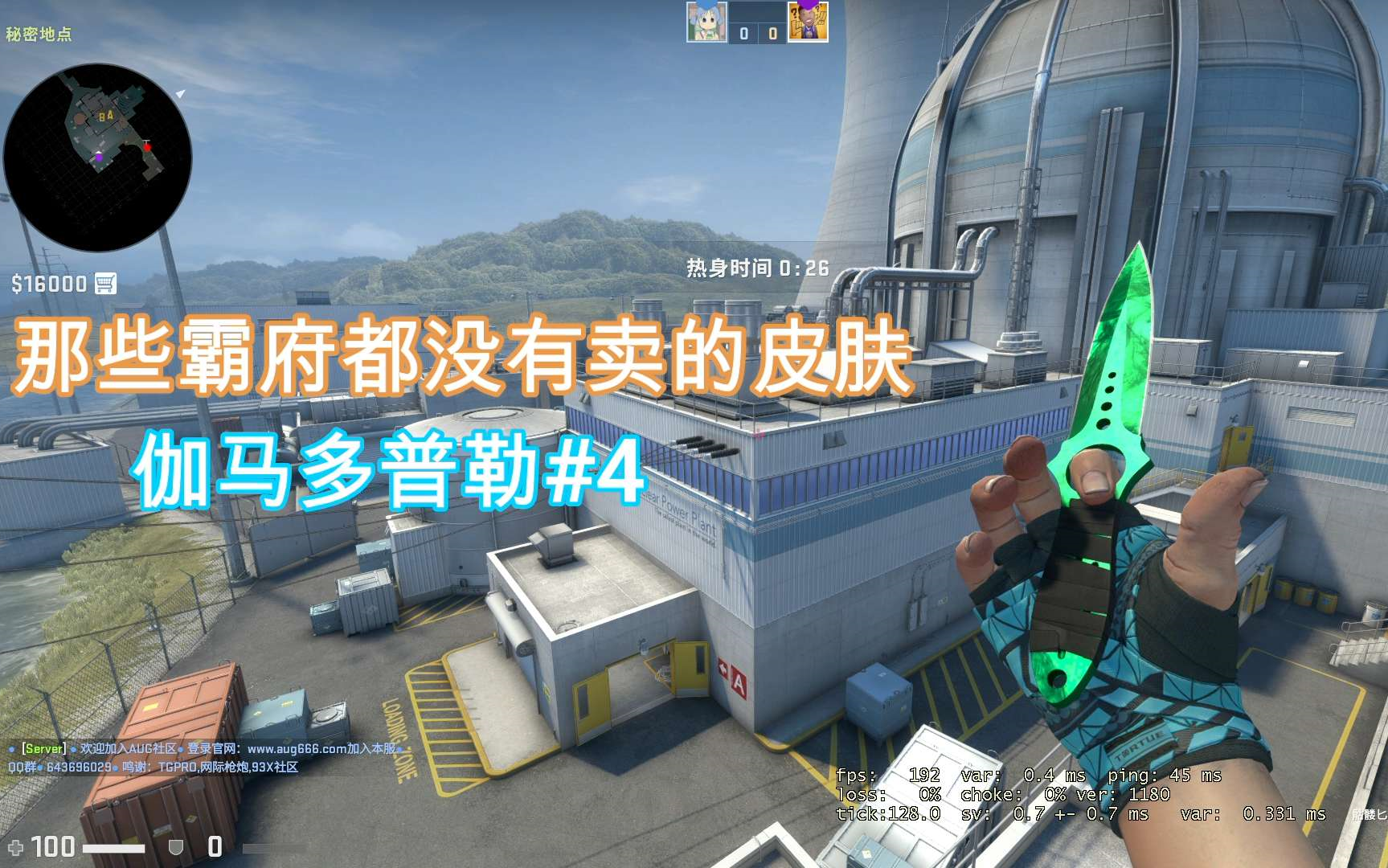 【CSGO】那些霸府都没有卖的皮肤---伽马多普勒#4