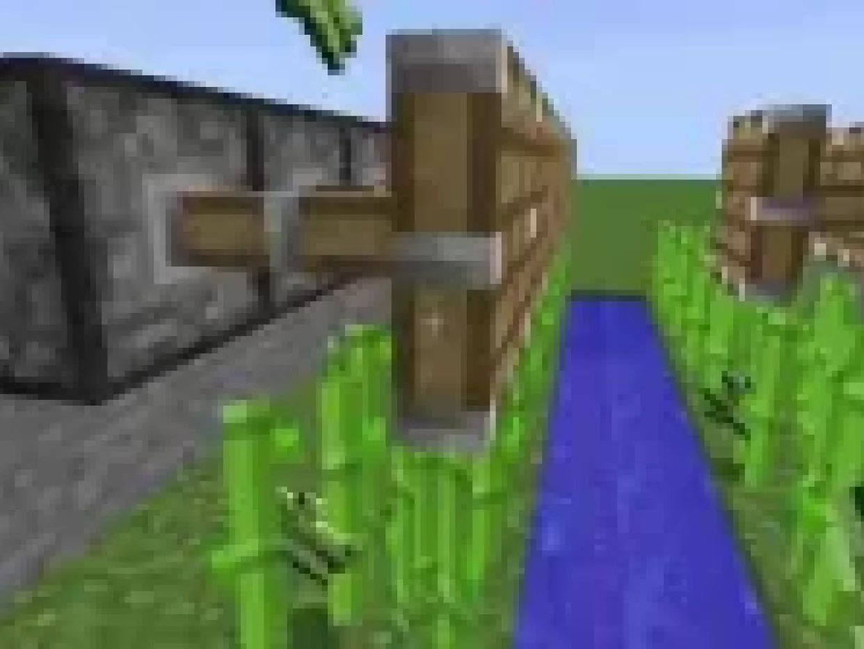 我的世界全自动甘蔗收割机