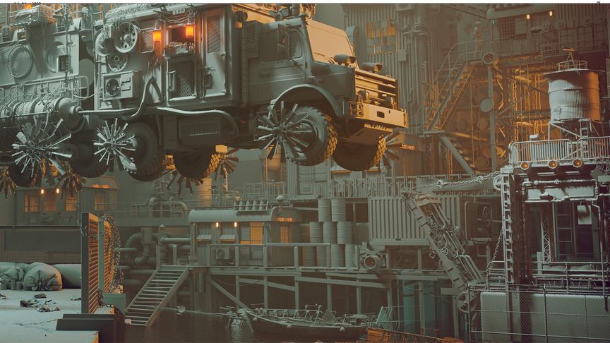 3dmax渲染教程,超写实空间材质渲染教程