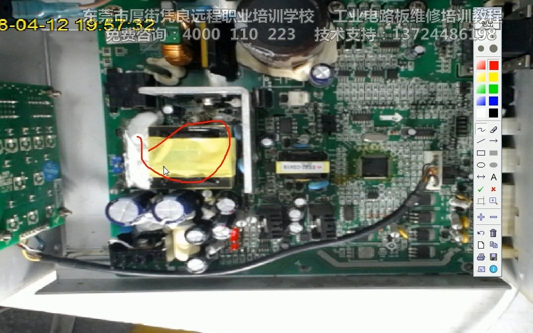 缝纫机维修案例分享富山05电控/电路板培训/伺服驱动器维修/缝纫机...