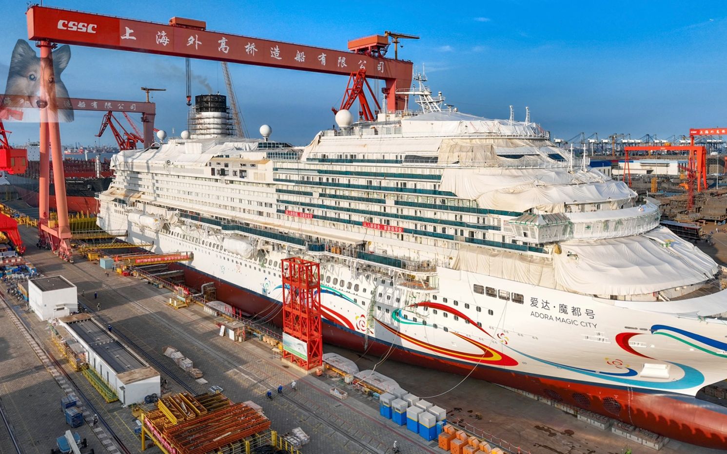 我国首艘国产大型豪华邮轮顺利出坞,你想乘坐它出海游玩吗?