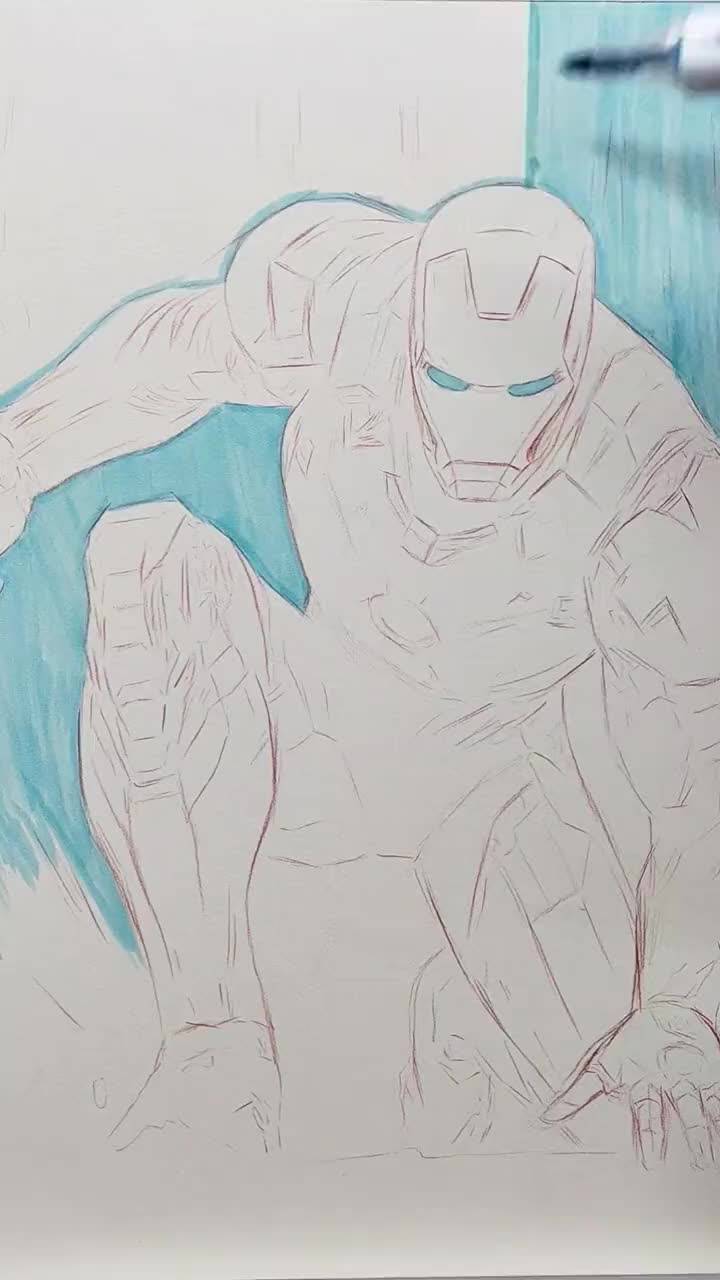 画个钢铁侠