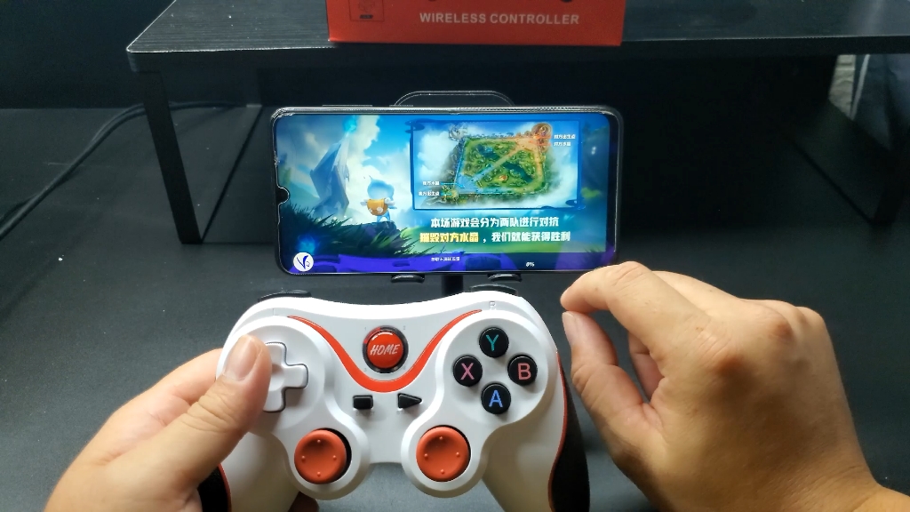 T3手柄如何连接手机玩王者荣耀_手机游戏热门视频