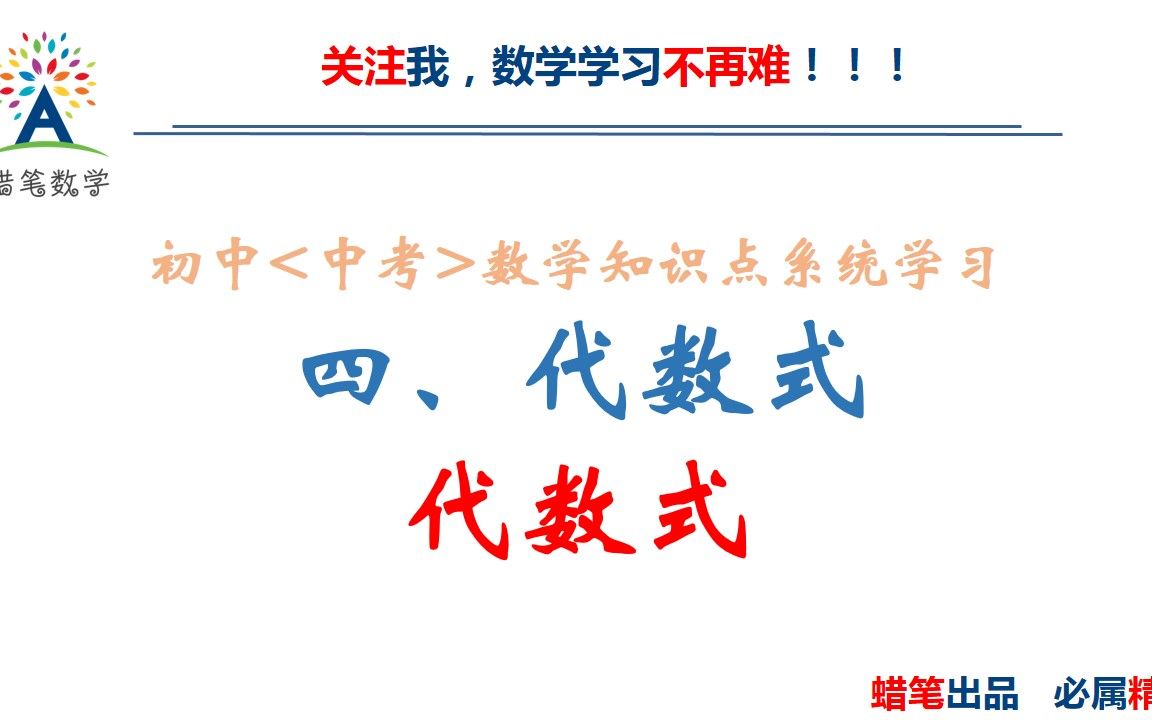 你知道什么是代数式吗?为什么要学代数式?学习代数式有什么用?