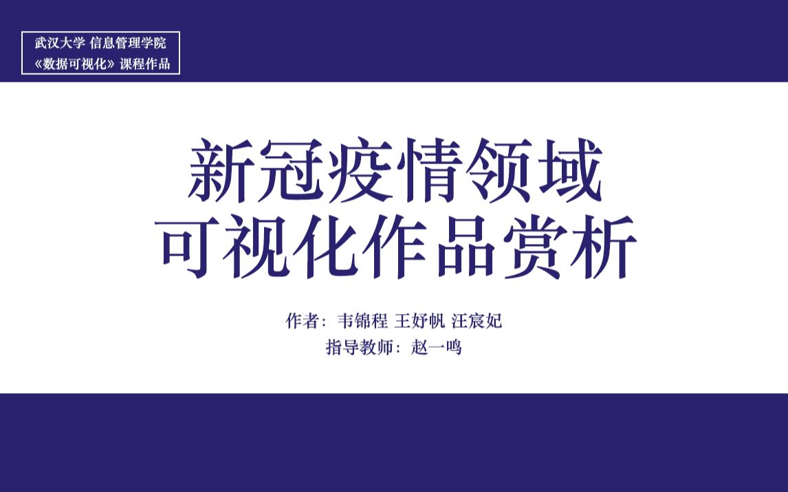 新冠疫情领域可视化作品赏析
