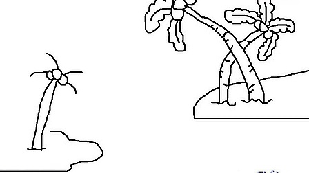 简笔画教学法 大海的画法