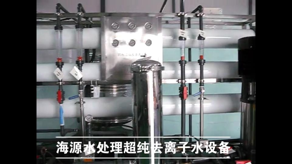 双级反渗透+EDI超纯去离子水设备