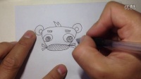 卡通画教程.十二生肖创意画法-鼠