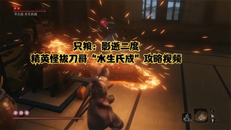 龙骑 只狼:影逝二度精英怪拔刀哥“水生氏成”攻略视频