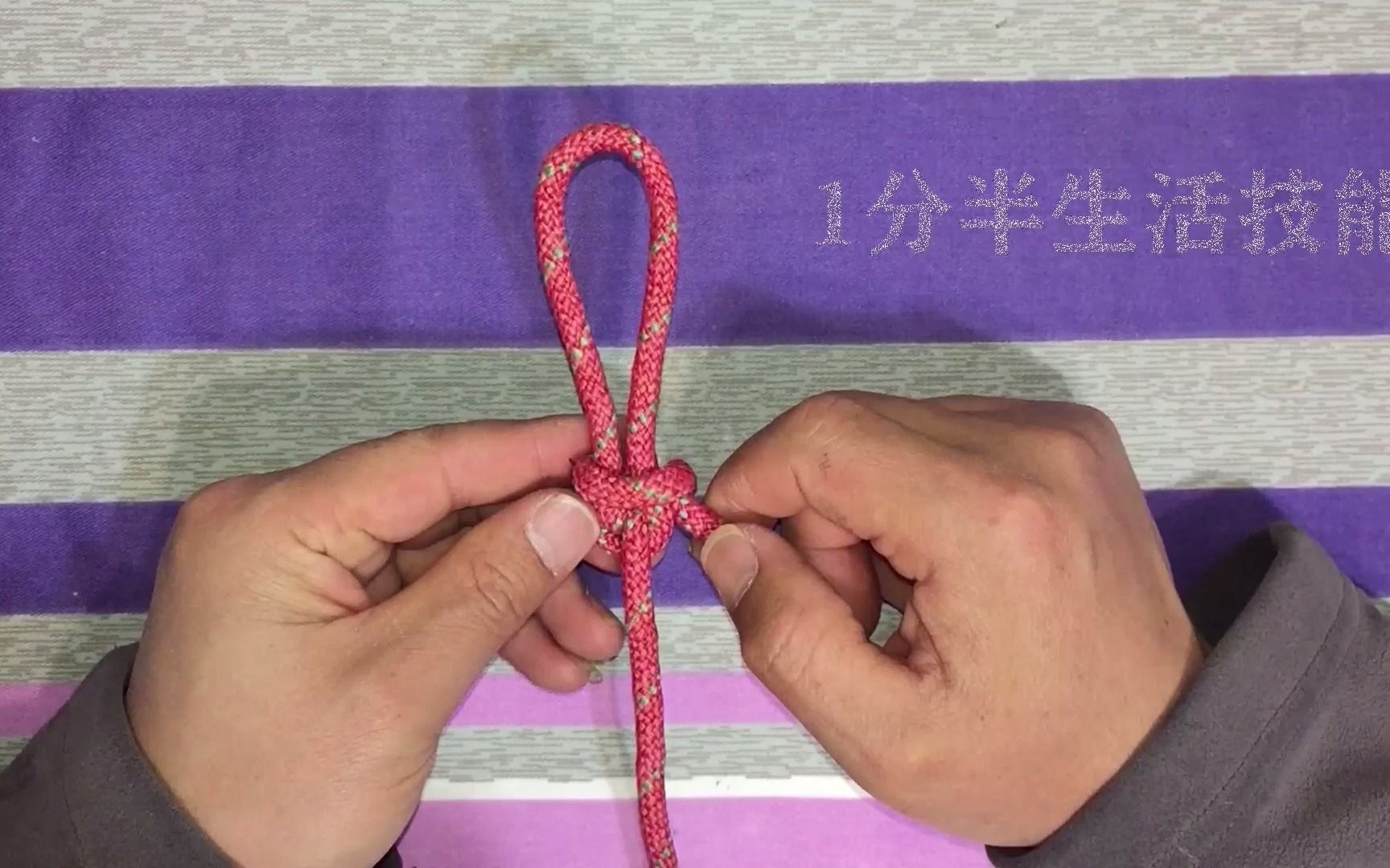 生活中常用到的2种绳扣打结法,看似简单,打错的人不少