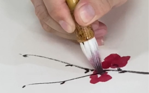 【水墨画】梅花画法(二)