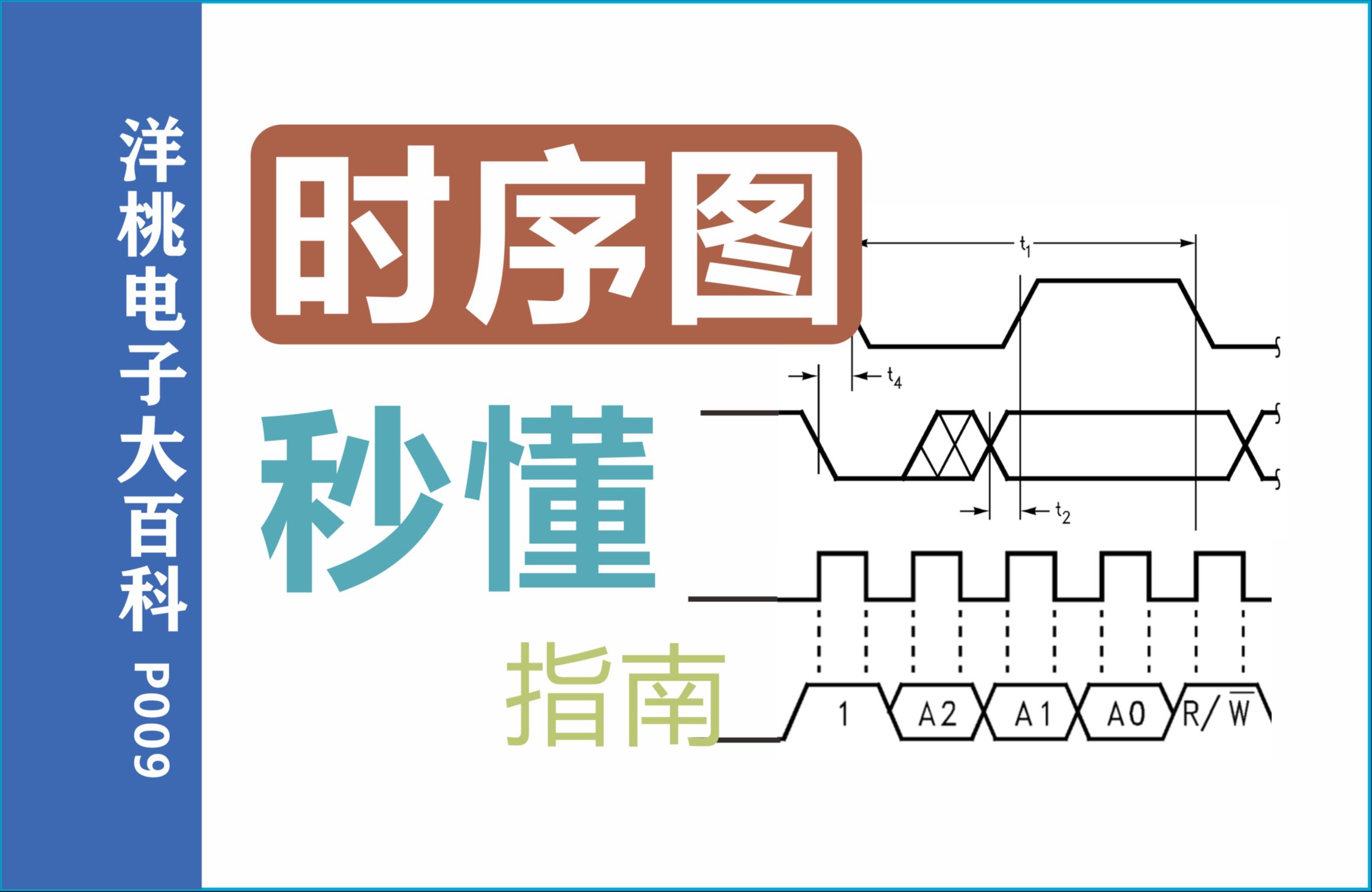 时序图秒懂指南,单片机时序图基本观看原理【洋桃电子大百科P009】
