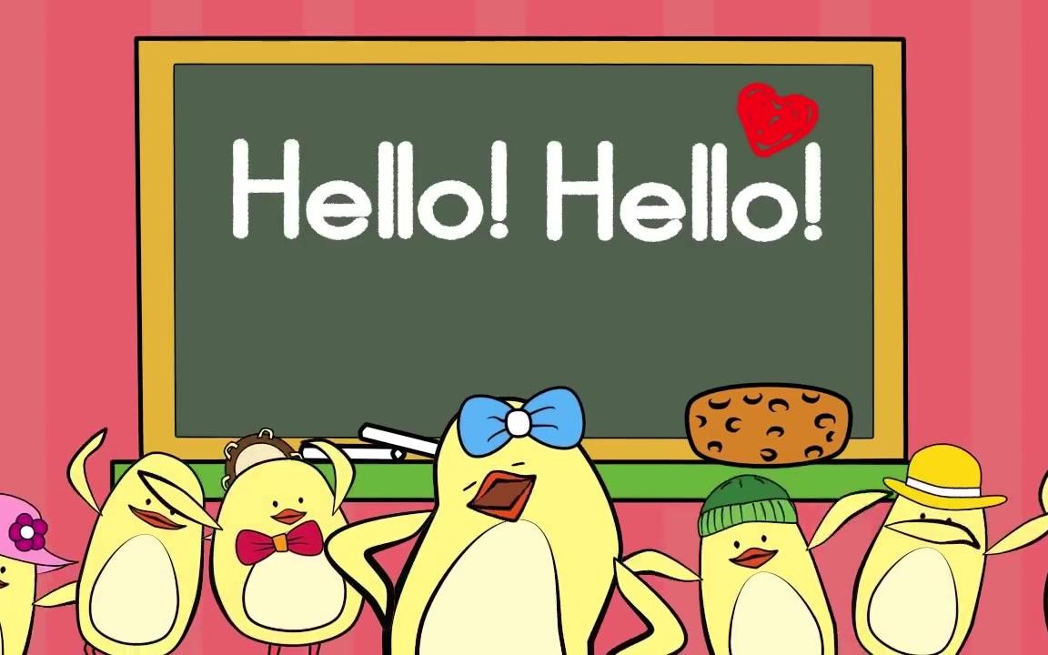 Hello Song for Kids - Music for Children - The Singing Walrus
