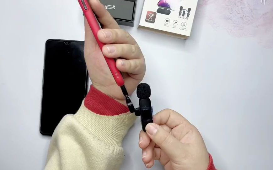 肯索亚无线领夹麦克风使用方法使用说明