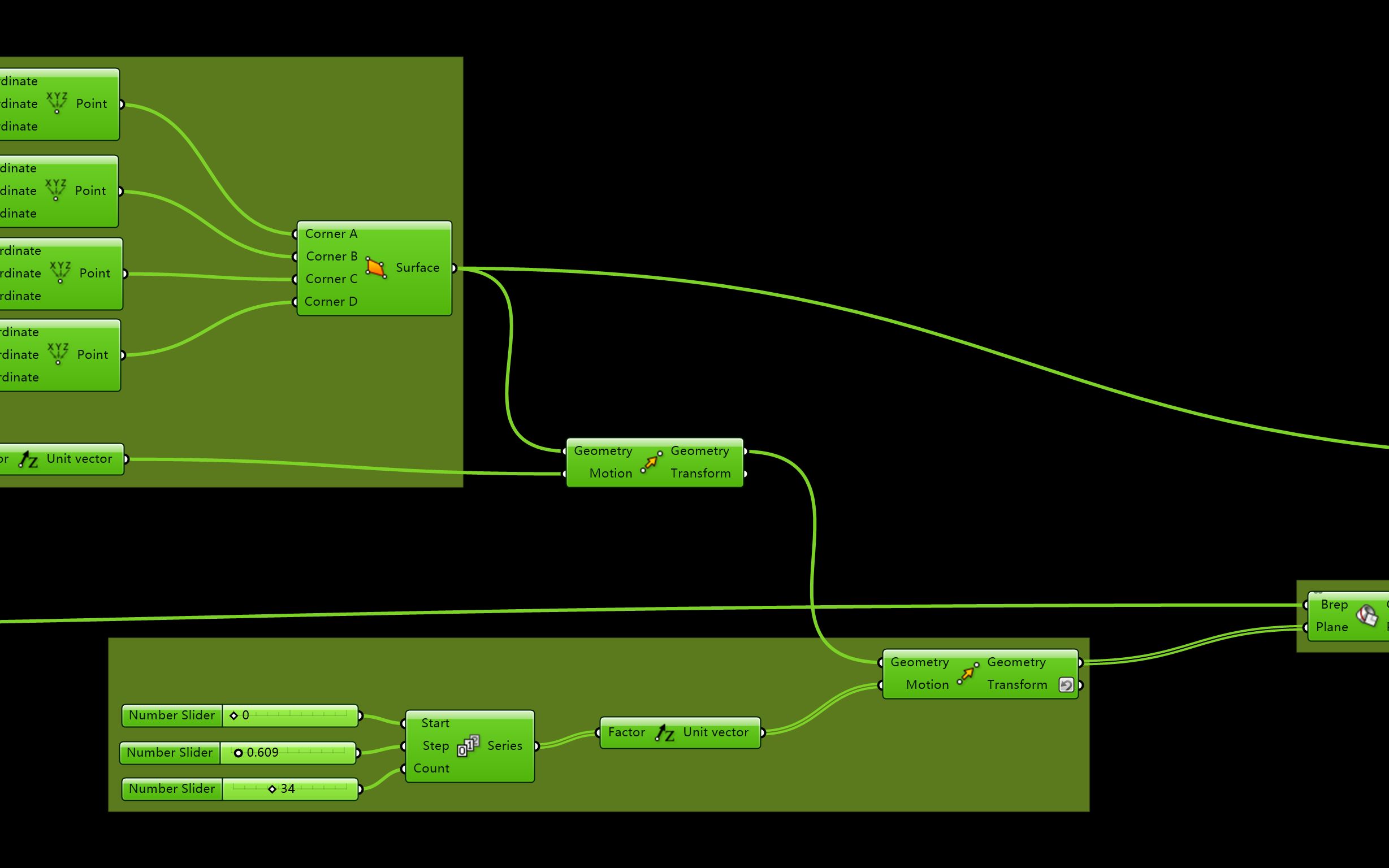 grasshopper学习之地形等高线建立
