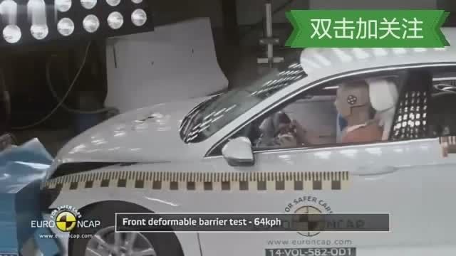 全新迈腾安全碰撞25%测试,果然没看错