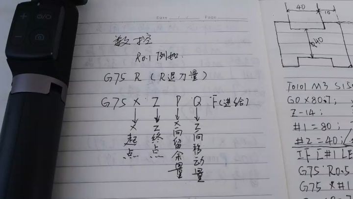数控车,G75车槽编程格式