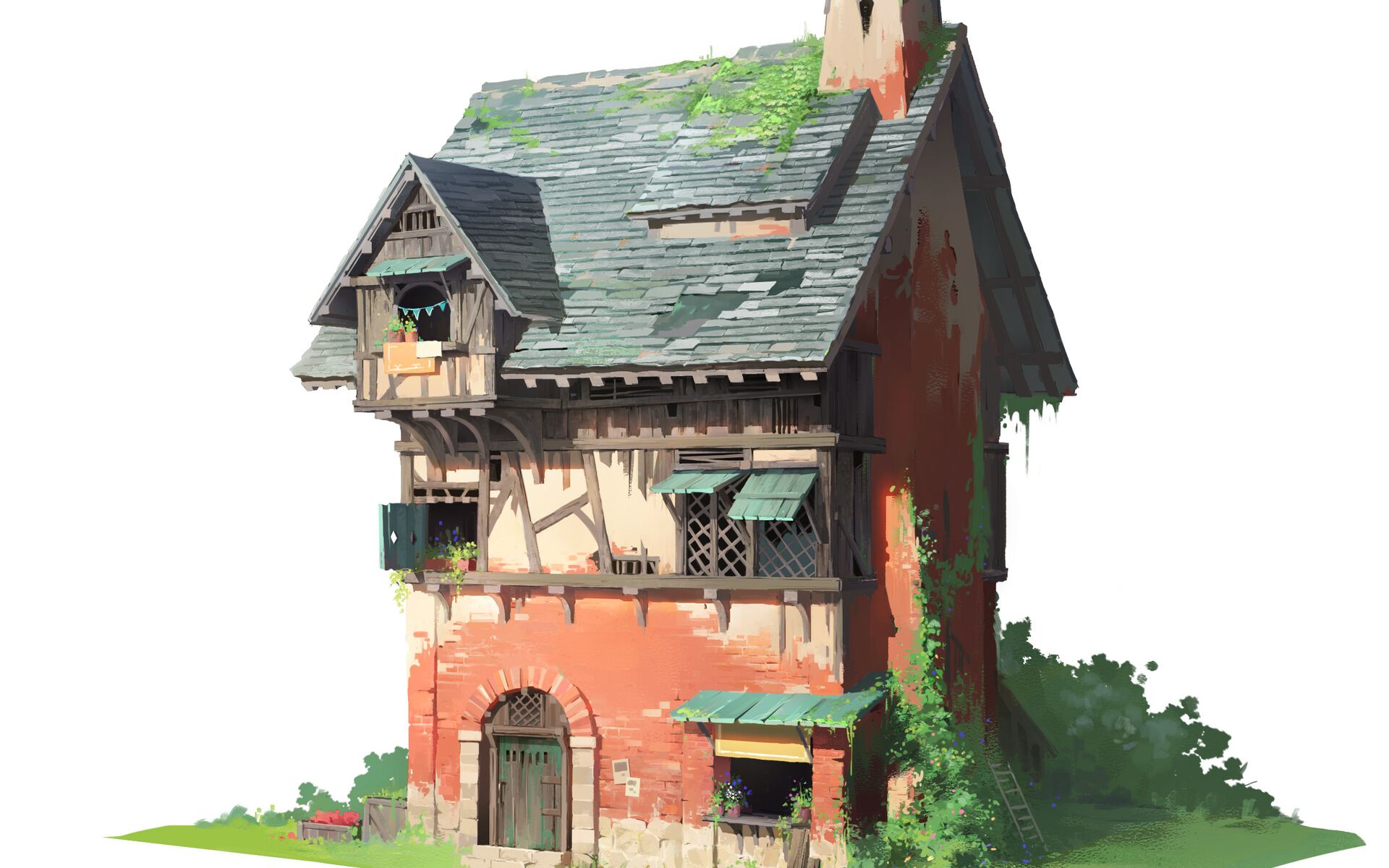 3DMAX建模:房子场景模型建模思路技巧讲解