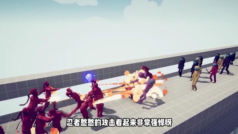 全面战争模拟器:忍者憨憨已经学会了控火术,对面太空人的攻击,忍者...